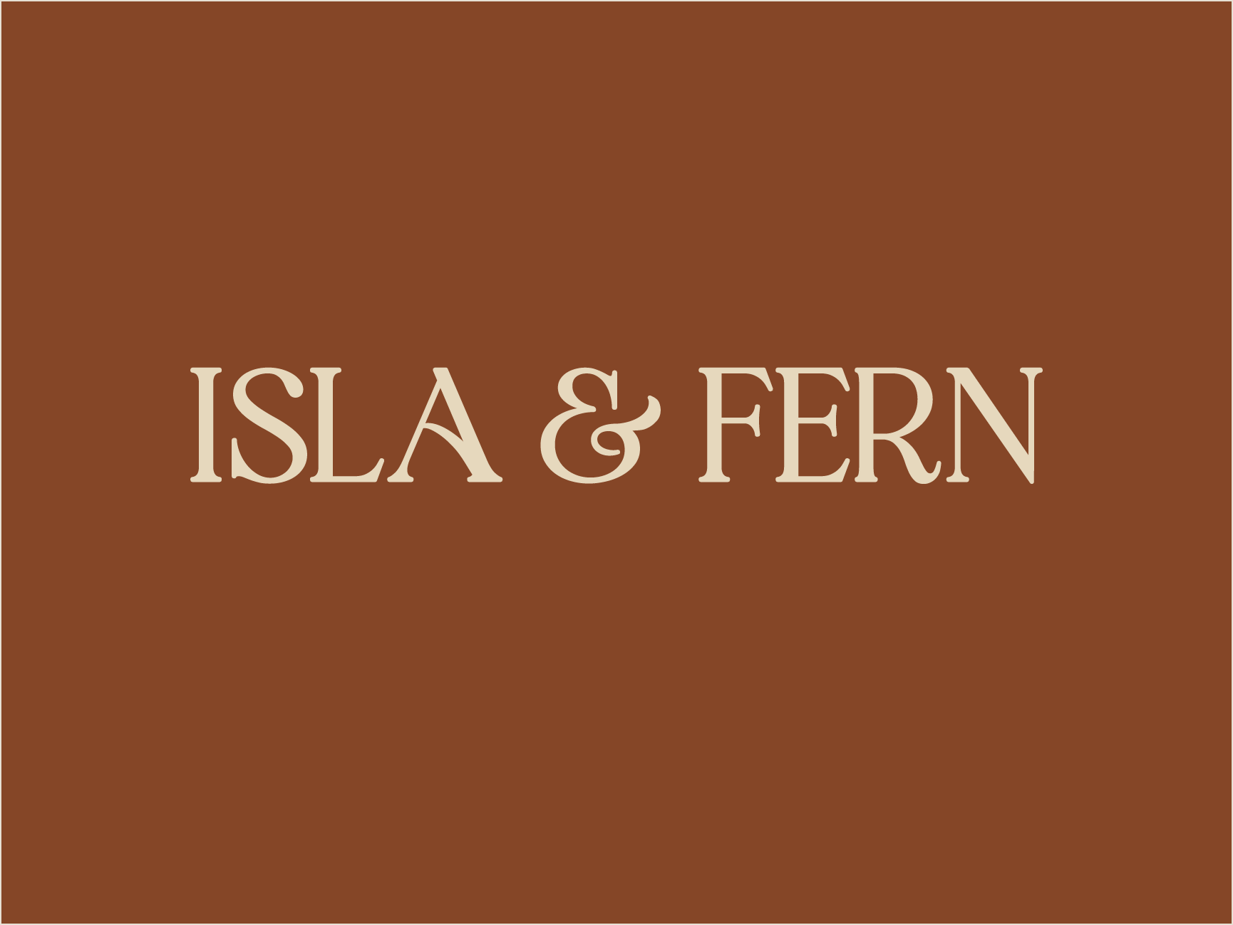 Isla and Fern – islaandfern